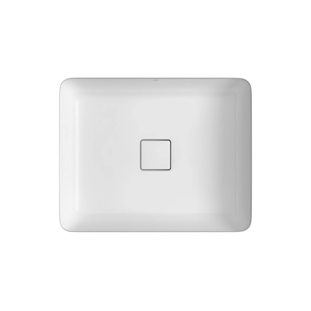 Cuba Retangular de Embutir 50cm em Louça Sanitária Branco Slim para ...